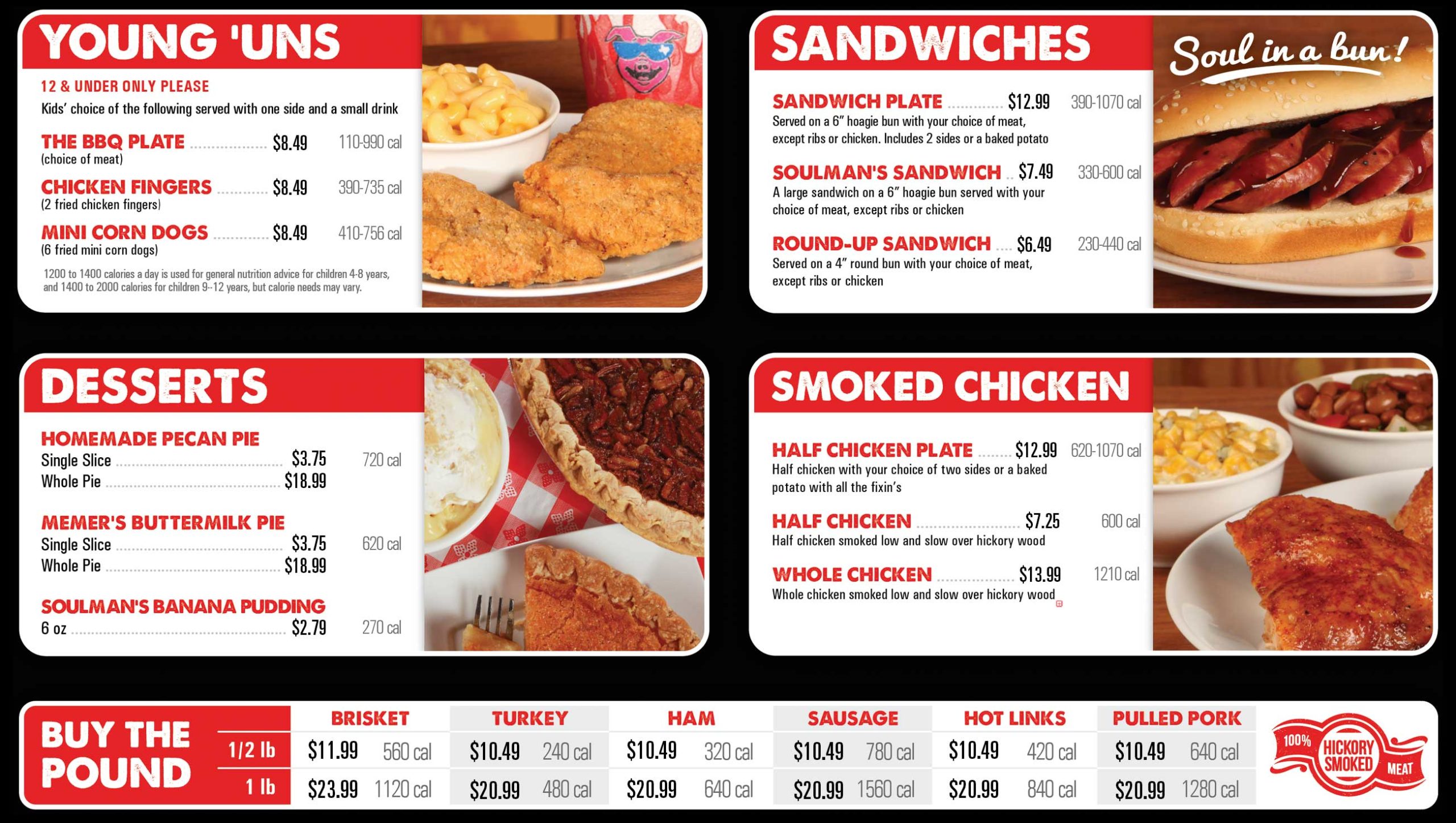 Menu Soulman s Bar B Que Soulman s Bar B Que